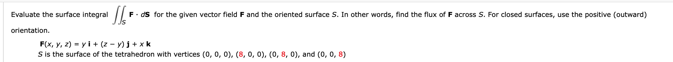 Solved Evaluate the surface integral S F · dS for the given | Chegg.com