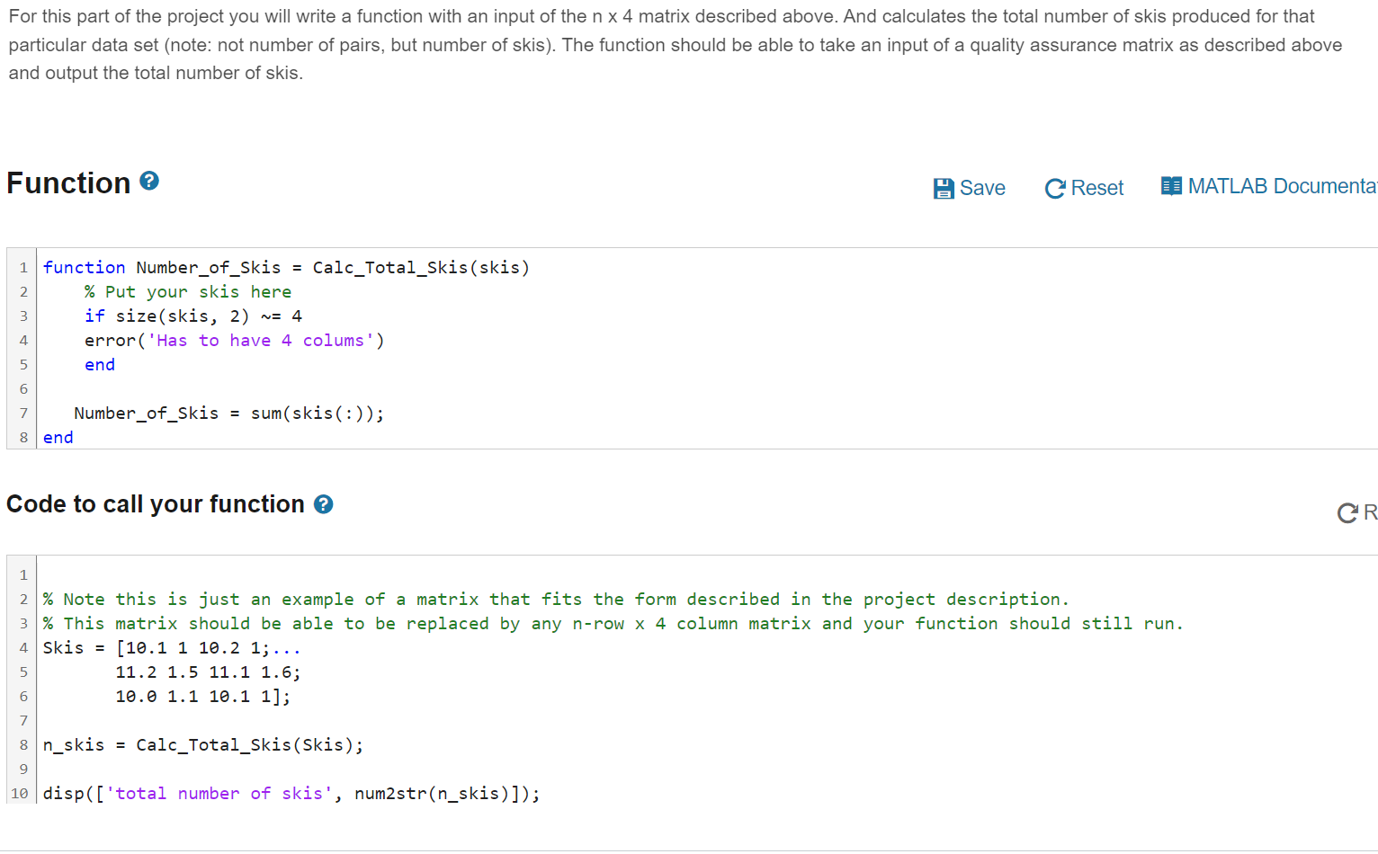 Solved For this part of the project you will write a | Chegg.com