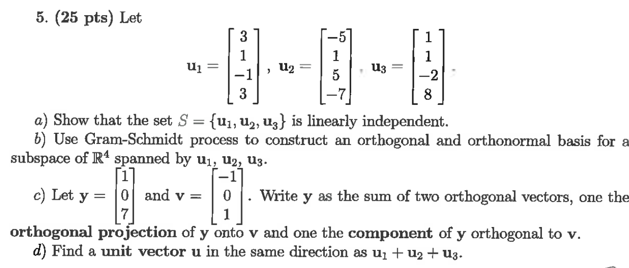 Solved 5. (25 pts) Let | Chegg.com