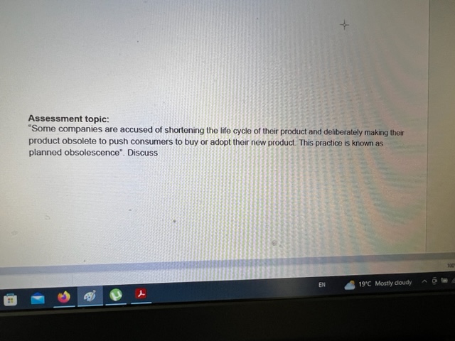 Solved Assessment topic: "Some companies are accused of | Chegg.com