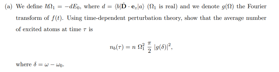 Solved Consider n two-level atoms driven by an electric | Chegg.com