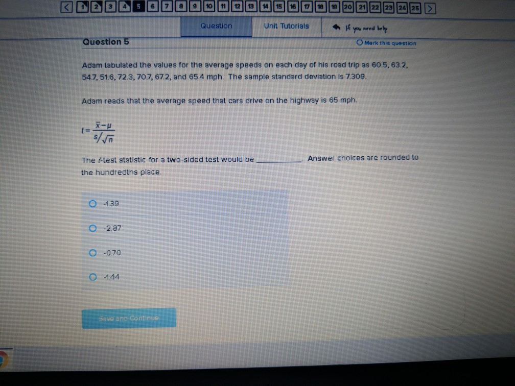 Solved 2 3 23 24 25 Question Unit Tutorials f you need belp | Chegg.com