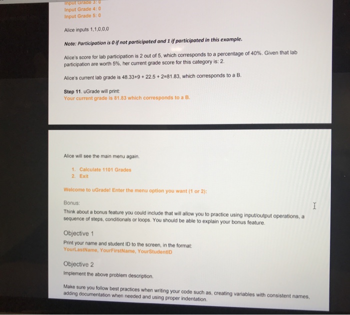 Challenge You have been hired by CS 1301 and CS 1101 | Chegg.com