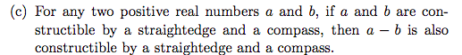 Solved (c) For any two positive real numbers a and b, if a | Chegg.com
