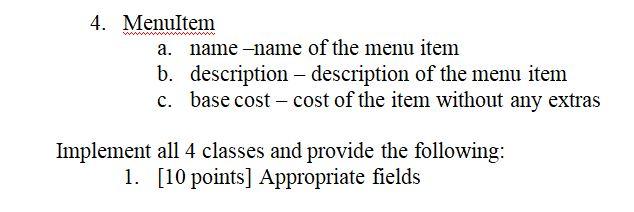 Solved Create the following classes in the class library | Chegg.com