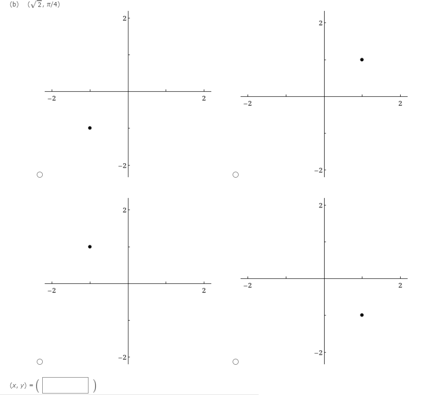 Solved Plot the point whose polar coordinates are given. | Chegg.com Solved Plot the point whose polar coordinates are given. | Chegg.com