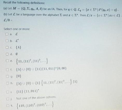Solved The Myhill-Nerode Theorem Consider the FA 90 0 0,1 P | Chegg.com