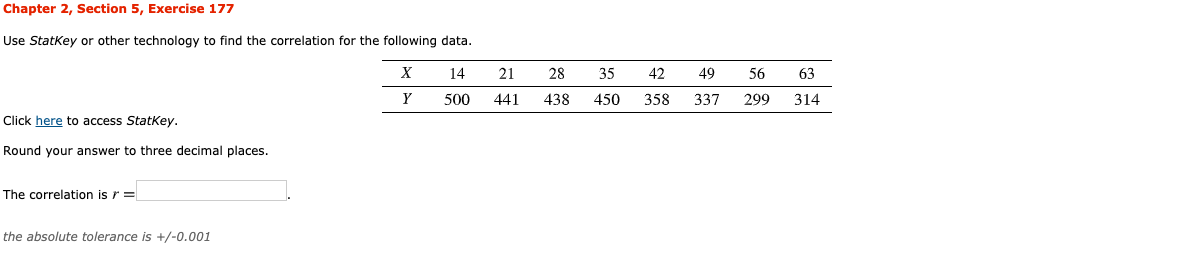 Solved Chapter 2 Section 5 Exercise 177 Use Statkey Or 7576