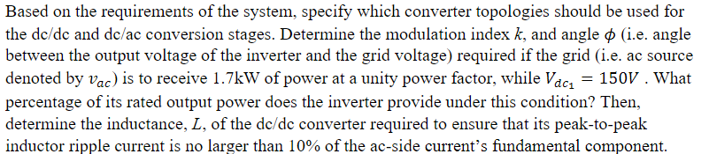 Solved - P=> Pac Idci Idcz iac Rs Lj dc dc + + + Vdci C Vacz | Chegg.com
