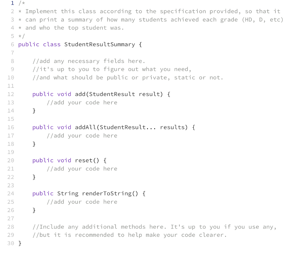 Solved Summarising student results (Extension Exercise) This | Chegg.com