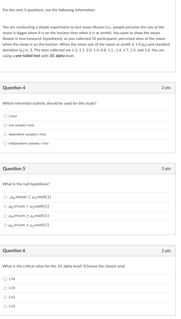 Solved For the next 3 questions, use the following | Chegg.com