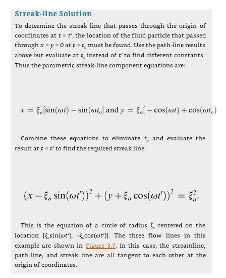 Solved Exercise 3.9. Determine the streamline, path line, | Chegg.com