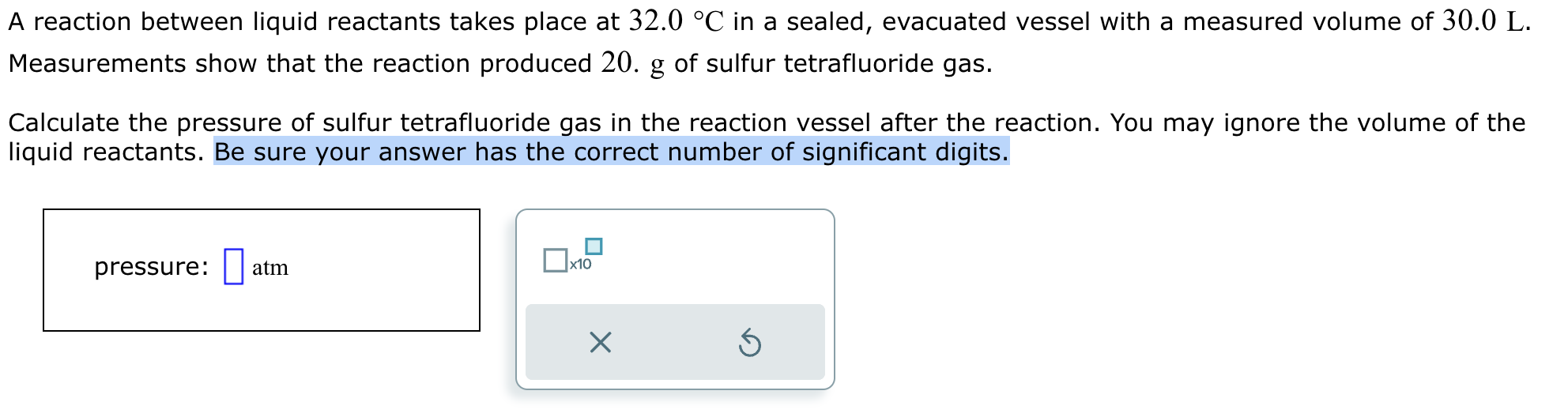 Solved A reaction between liquid reactants takes place at | Chegg.com
