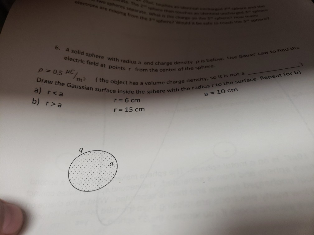 Solved osphere electrons are missing from the 6. A solid | Chegg.com