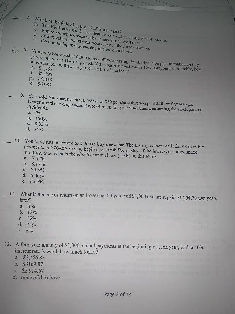 Solved Multiple Choice Identify the letter of the choice | Chegg.com
