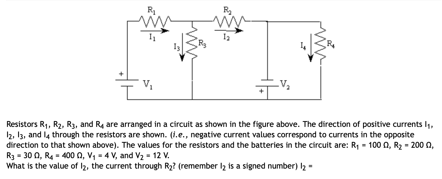 Solved Ri RY R3 14 + V Vi I + Resistors R1, R2, R3, and R4 | Chegg.com
