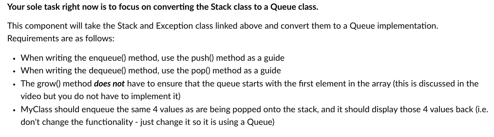 Solved Queues Assignments Here are the supporting files | Chegg.com