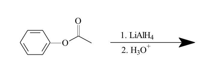 Solved O 1. LiAlH4 2. H30+ | Chegg.com