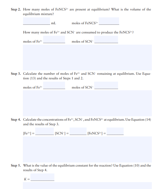 Solved Suppose a student mixes 4.00 mL of 2.00 x 10-3 M | Chegg.com