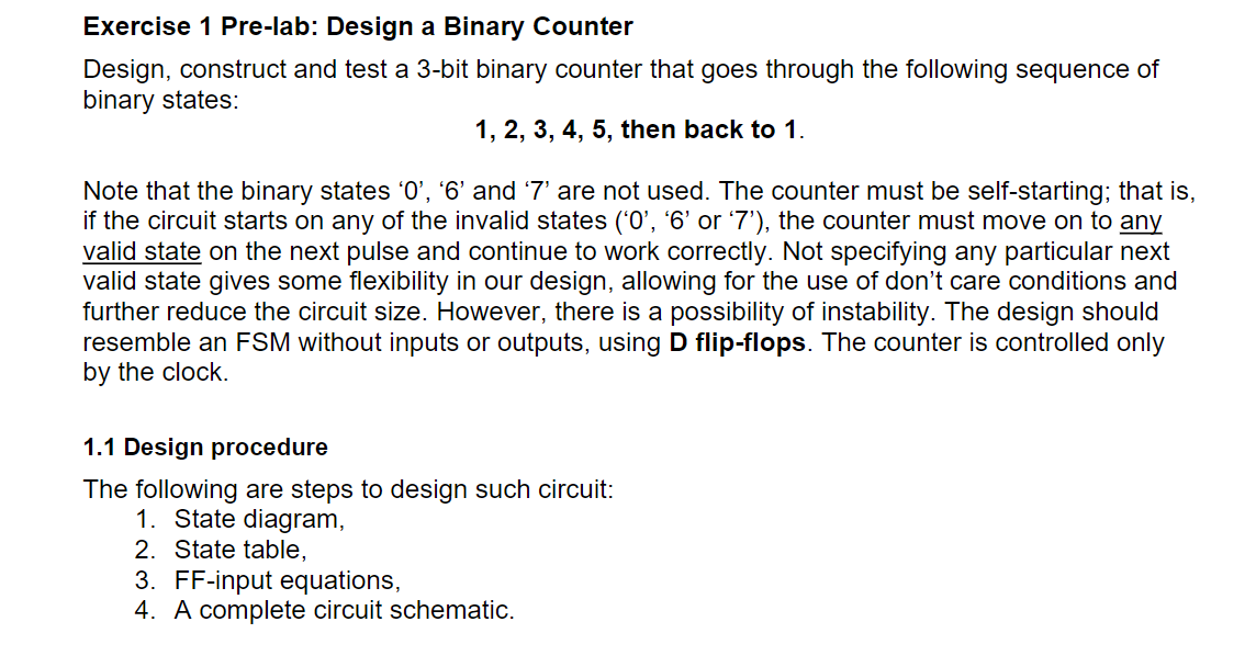Solved Complete the following prelab. Design the circuit on | Chegg.com