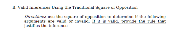 Solved B. Valid Inferences Using the Traditional Square of | Chegg.com