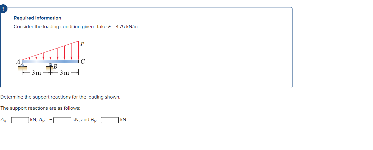Solved Consider the loading condition given. Take P = 4.75 | Chegg.com