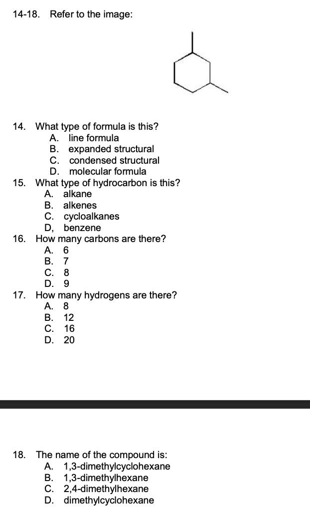 [Solved]: 14-18. Refer to the image: 14. What type of form