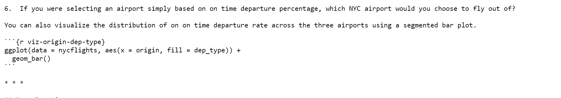 Solved 6. If you were selecting an airport simply based on | Chegg.com