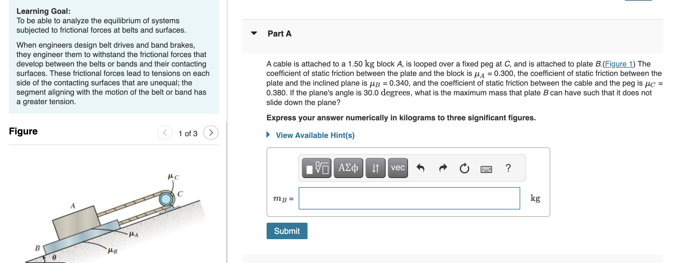 Solved Learning Goal: To be able to analyze the equilibrium | Chegg.com