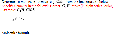 Solved Determine A Molecular Formula Eg CH4 From The Line Chegg solved-determine-a-molecular-formula-eg-ch4-from-the-line-chegg