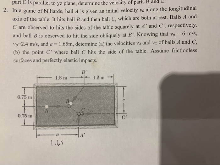 Solved part C is parallel to yz plane, determine the | Chegg.com