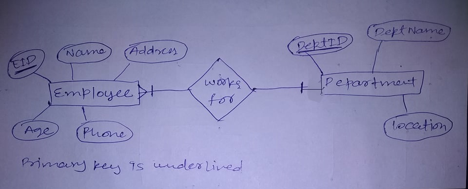 Solved In a particular ER schema, we have a one-to-many | Chegg.com