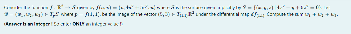 Solved Consider the function f:R2→S given by | Chegg.com