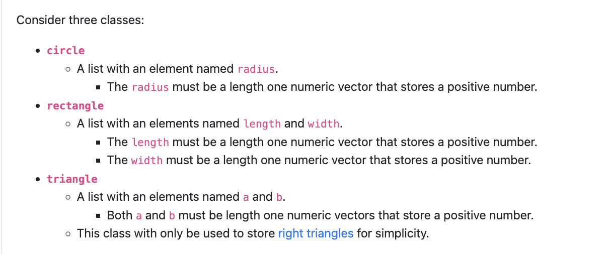 Solved Consider three classes: - circle - A list with an | Chegg.com