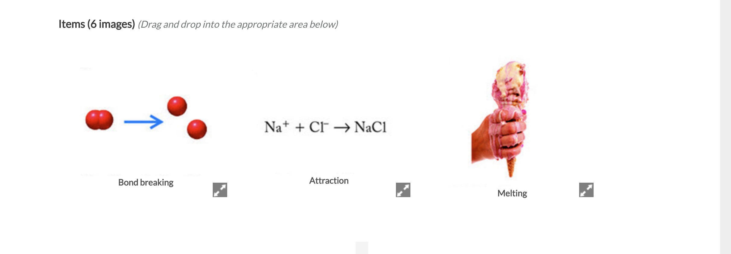 Solved Sort the following images showing exothermic | Chegg.com