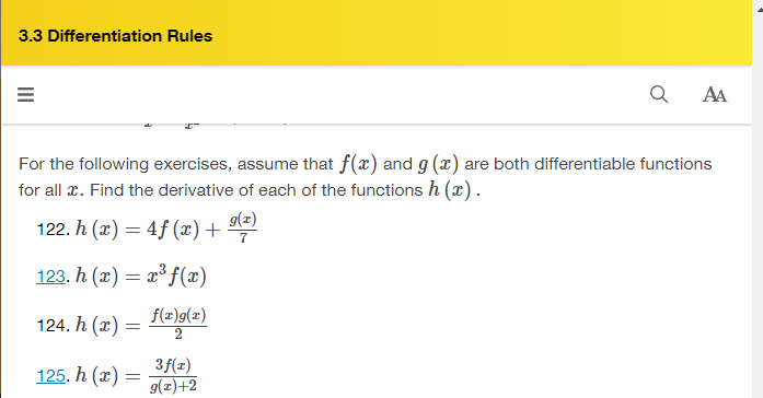 Solved For the following exercises, find f′(x) for each | Chegg.com