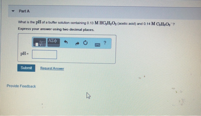 Solved Problem 11.72 Constants I Periodic Table Acetic acid | Chegg.com