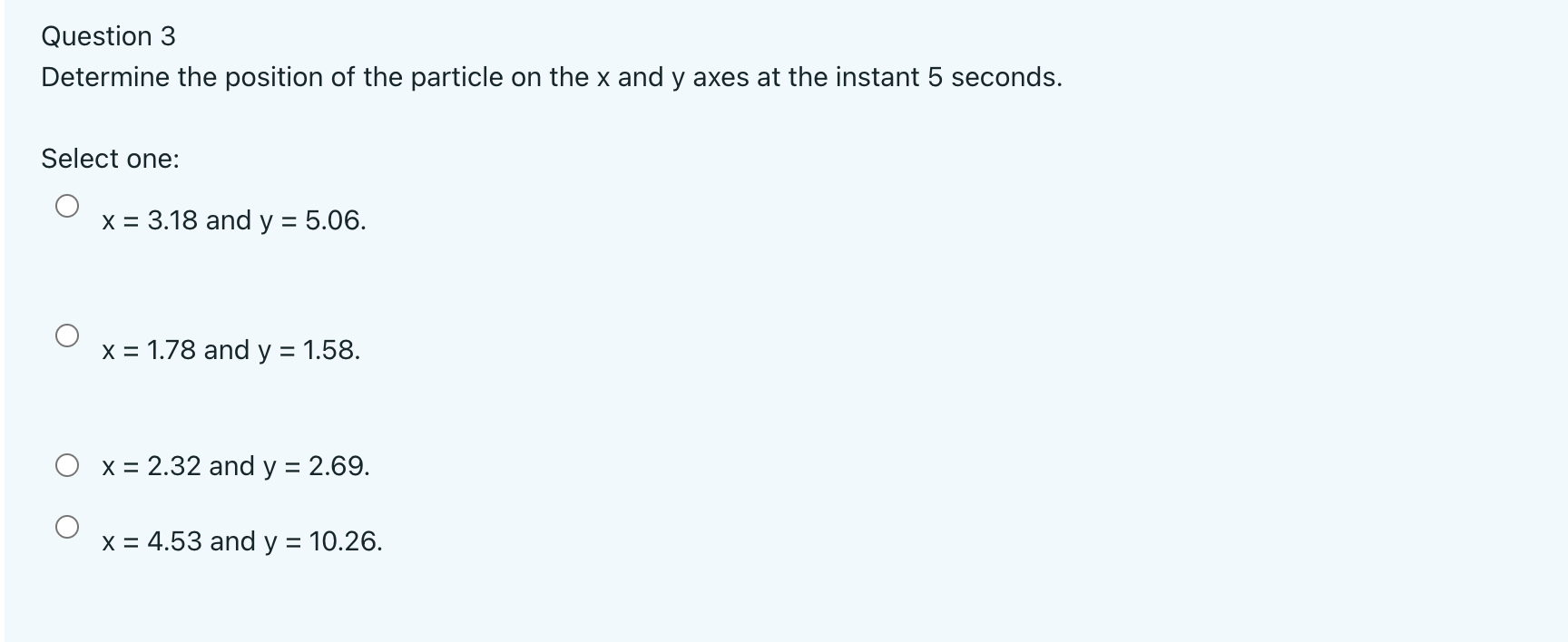 Solved Questions 1 - 5 The particle \\( p \\) travels along | Chegg.com
