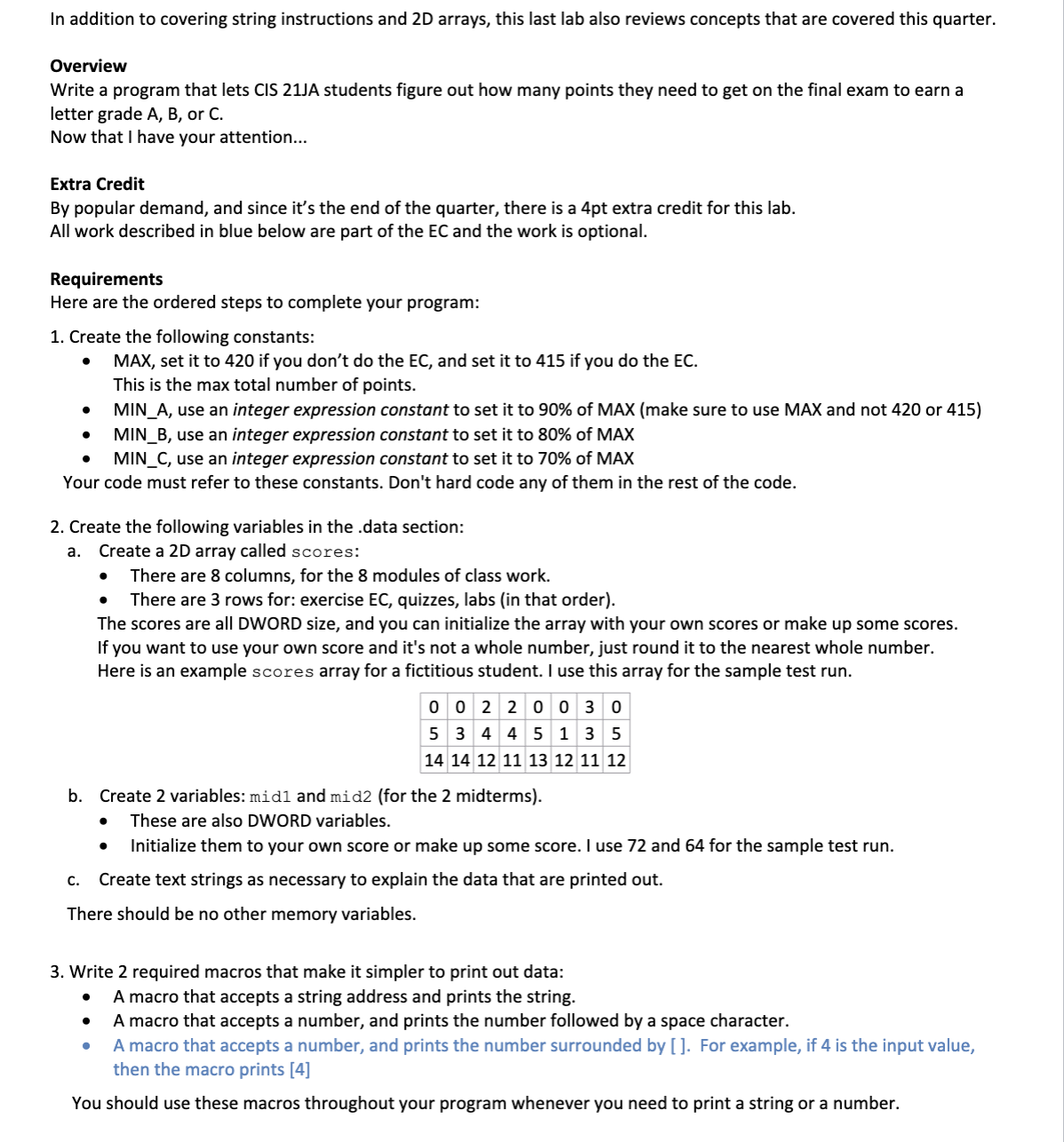 Solved Requirements Here are the ordered steps to complete | Chegg.com