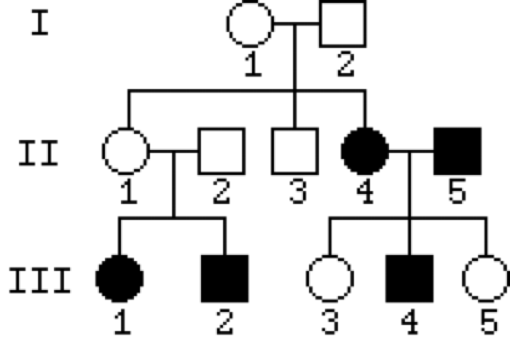 Solved The pedigree shown here highlights a single-gene | Chegg.com