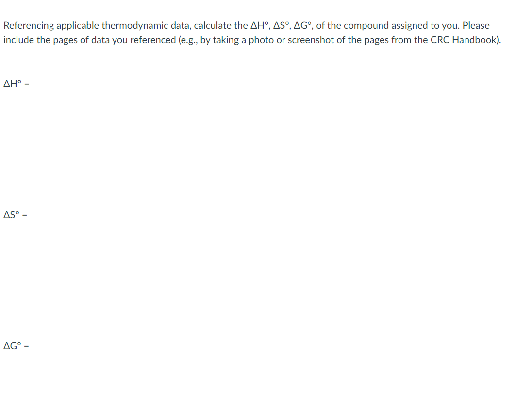 Solved I was assigned cyclohexane (C6H12) how to calculate | Chegg.com