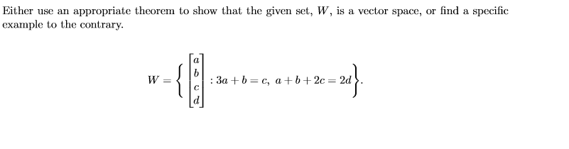 Solved Either use an appropriate theorem to show that the | Chegg.com Solved Either use an appropriate theorem to show that the | Chegg.com