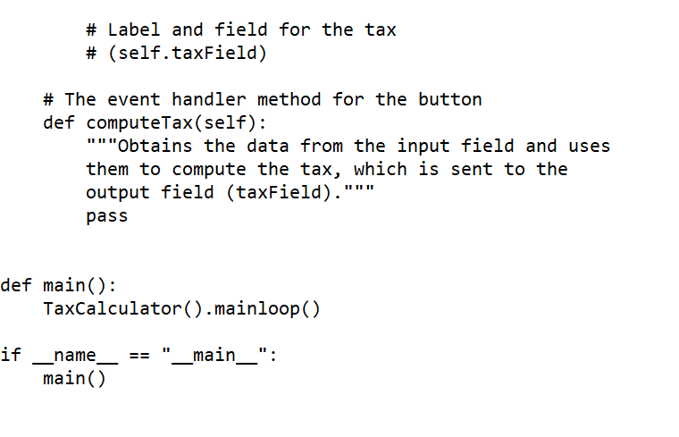 Solved There is a file named “breezypythongui.py” that I | Chegg.com