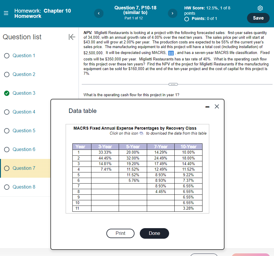 Solved Homework Chapter 10 Homework Question 7 P10 18