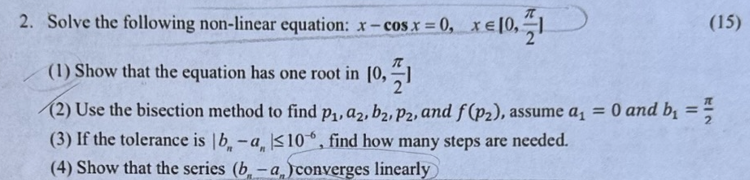 Solved Please solve all. Solve the following non-linear | Chegg.com