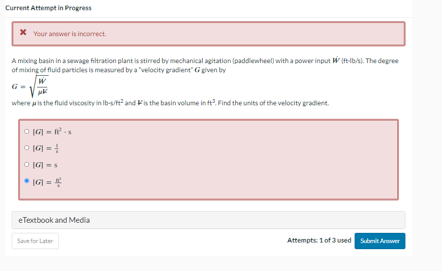 Solved Current Attempt in Progress Your answer is incorrect. | Chegg.com