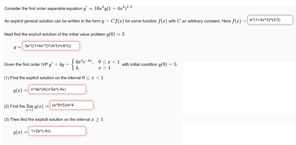 Solved Consider the first order separable equation y | Chegg.com