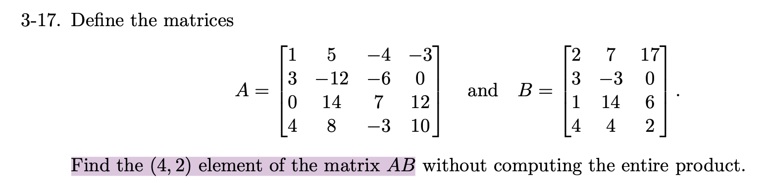 Solved 3-17. ﻿Define the | Chegg.com