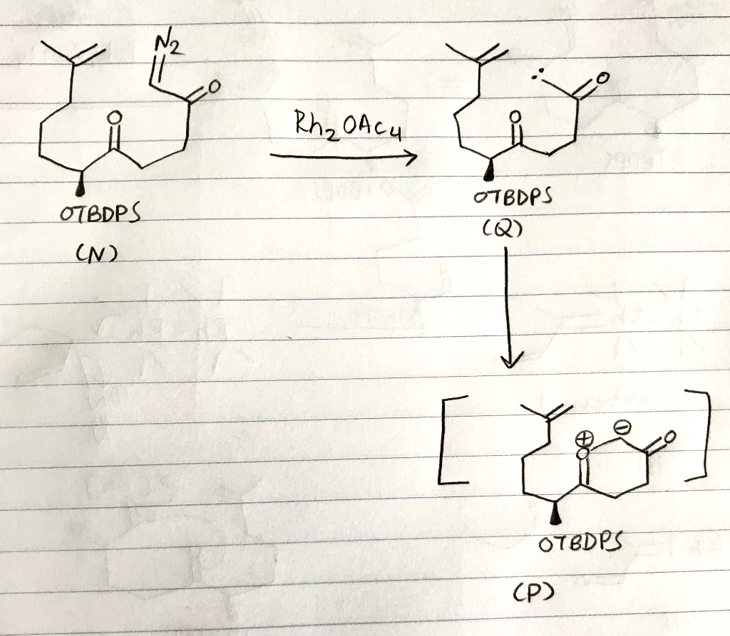 Solved This is a carbene cyclisation-cycloaddition cascade. | Chegg.com