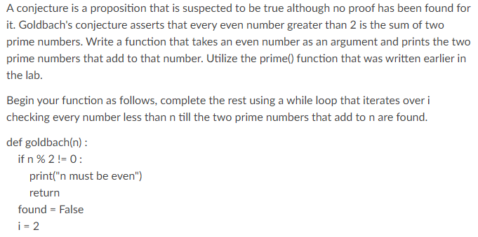 Solved Python problem I have to use boolean, for, if, while | Chegg.com
